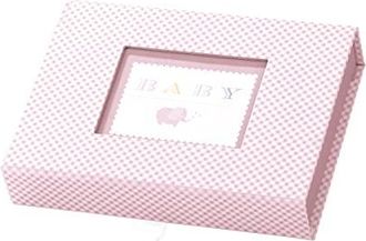 R&ouml;ssler Selection Papier 14571928001 - Fotobox Baby Girl mit Magnetverschluss, f&uuml;r 13 x 18 cm Bilder, rosa, 1 St&uuml;ck