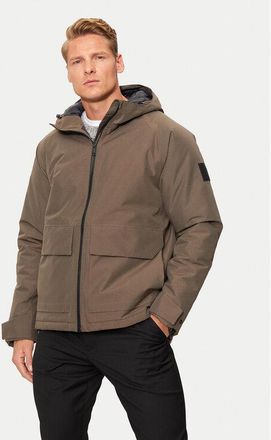 Jack Wolfskin Regenjacke Tempeltor A60205 Braun Regular Fit