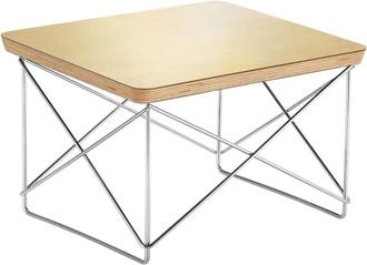 Vitra Table dappoint Occasional LTR - Pi&eacute;tement chrom&eacute; - Charles & Ray Eames Vitra