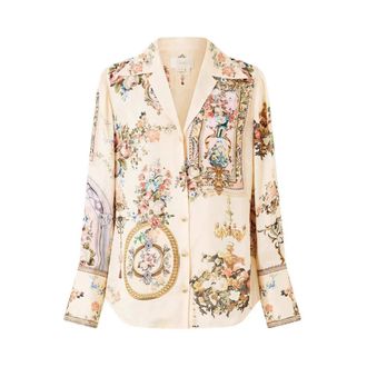 Camilla Femme, Blouses et Chemises, Beige, Taille: 40 FR Pyjama Shirt