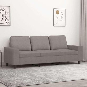 vidaXL 3-Sitzer-Sofa Taupe 180 cm Stoff Vidaxl 258514