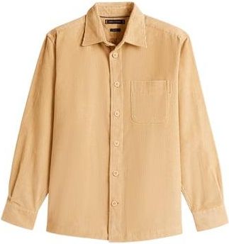 Tommy Hilfiger klassisches Baumwollkragenhemd - Beige
