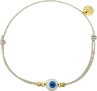 Les Cleias Bracelet élastique Eye en acier inoxydable, motif oeil