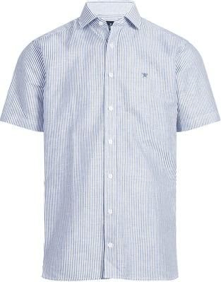 Hackett Chemise manches courtes &agrave; rayures en lin