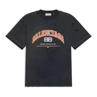 Balenciaga Herren, Oberteile, Schwarzk, MGr&ouml;&szlig;e