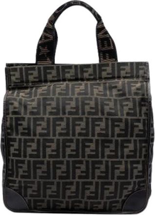 Fendi Pre-owned Canvas Tote Bag - - Pre-owned - Damen - Braun - ONE SIZE