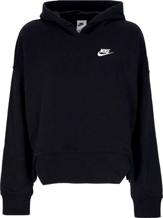 Nike Oversized Hoodie Sportswear Club Fleece - - Sport - Damen - Schwarzk - L