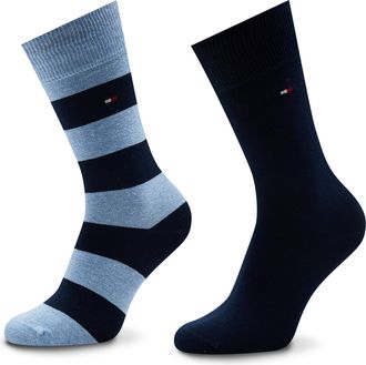 Tommy Hilfiger Lange Socken Tommy Hilfiger 342021001 Dunkelblau
