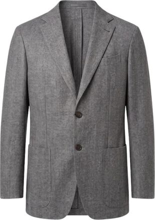 Corneliani Einknopf-Blazer - - Jackets - Herren - Grau - M