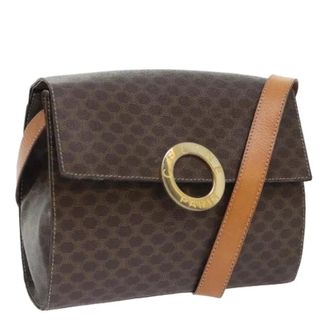 Celine Sac bandouli&egrave;re vintage Macadam Pre-owned - Femme - Pre-owned - Brun - Taille: ONE Size
