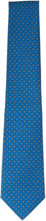 Kiton Homme, Accessoires, Bleu, Taille: ONE Size Cravate en soie Seven-Fold