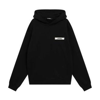 Jacquemus Le Sweat &agrave; capuche Gros Grain - Homme - Sweatshirts et sweats &agrave; capuche - Noir - Taille: L