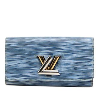 Louis Vuitton Pre-owned Epi Denim Long Wallet (bi-fold) - Femme - Pre-owned - Bleu - Taille: ONE Size