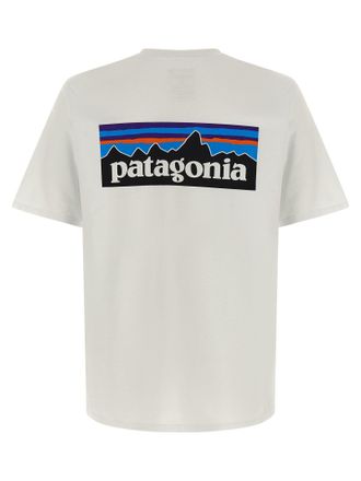 Patagonia Logo-Embroidered Cotton-Blend T-Shirt - White
