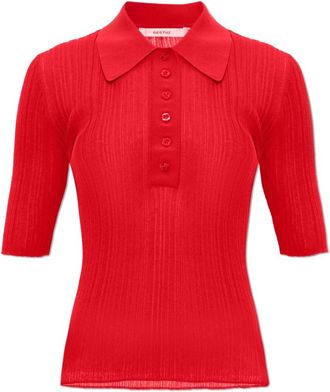 Gestuz Femme, Tops, Rouge, Taille: 38 FR Gzclene Polo