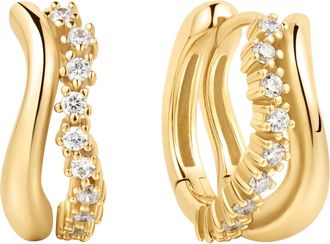 Ania Haie Ohrringe - 925er Sterlingsilber Ohrringe - Gr. unisize - in Gold - für Damen