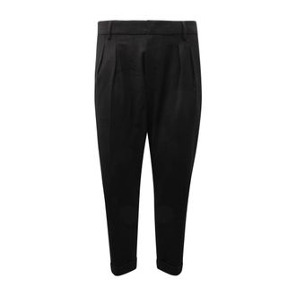 Dondup Wollhose mit umgeschlagenem Saum - - Trousers - Herren - Schwarzk - W30