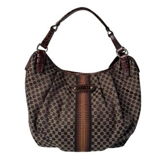 Celine Pre-owned Sac bandouli&egrave;re en toile - Femme - Pre-owned - Brun - Taille: ONE Size