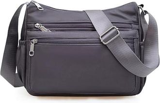 Generic Garhomtur Sac à bandoulière en nylon léger pour maman, multi-poches, sac à main décontracté pour femme, usage quotidien, voyage, shopping, travail, gr