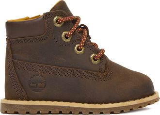 Timberland Schnürschuhe Timberland Pokey Pine 6In Boot With TB0A2NC39311 Braun