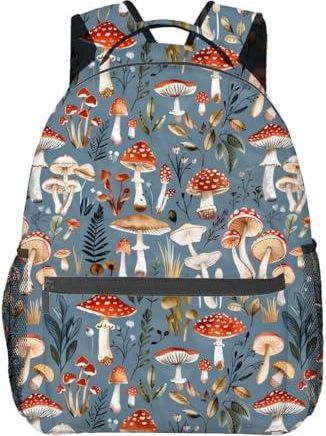 Generic Un Champignon Enchanteur Au Design Fantaisiste Cartables Scolaires L&eacute;ger Sacs D&Eacute;cole Antivol Sacs A Dos Pour V&eacute;lo Pc Voyage 29X40Cm