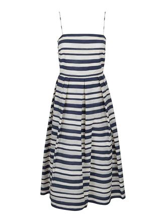 Lauren Ralph Lauren Robe Au Genou - Bleu