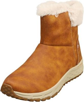 Skechers Femme Escape Plan Cozy Collab Bottine, Ch&acirc;taigne, 38 EU