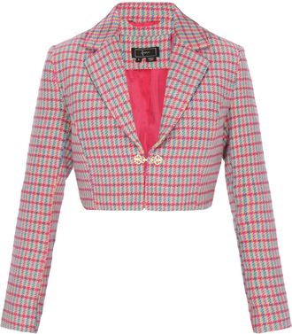 Faina Jacke Frauen blau rosa gelb
