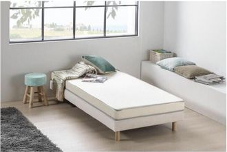 Les Tendances Les Tendances - Matelas mousse 90 x 190 - Confort ferme - Epaisseur 12 cm - Livre roule - finlandek Kietoa