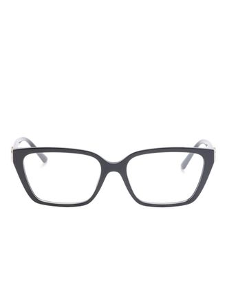 Jimmy Choo Eyewear lunettes de vue JC3008 à monture rectangulaire - Noir