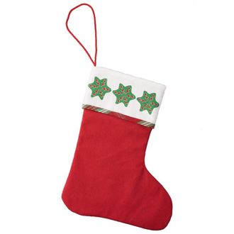 Hutschenreuther 02460-729128-05636 Weihnachtsleckereien Textil-Geschenk-Stiefel 27 x 36 cm, rot