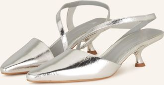 Carrano Carrano Slingpumps silber