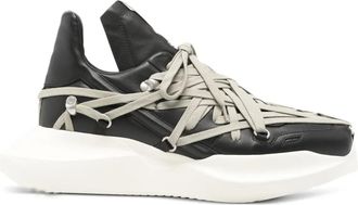 Rick Owens lace-up sneakers - Schwarz