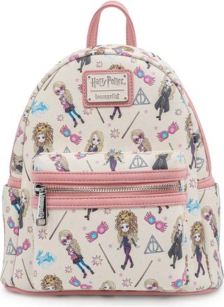 Loungefly Harry Potter Luna Lovegood All Over Print Womens Double Strap Shoulder Bag Purse