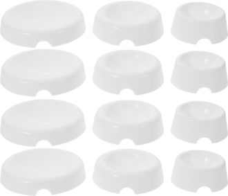 Aboofan 12 St&uuml;ck Teiliges Fondant Flower Drying Tray Kunststoff Sugarcraft Forming Mold mit Button-f&ouml;rmigen Cups f&uuml;r Zuckerblumen Trocknung und Cake Decoratin