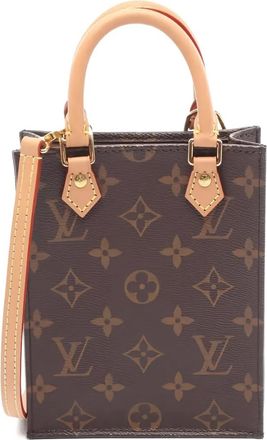 Louis Vuitton sac à main Petite Sac à motif monogrammé - Marron