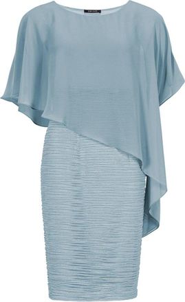 Swing Minikleid Cocktailkleid mit &Uuml;berwurf - Regular Fit