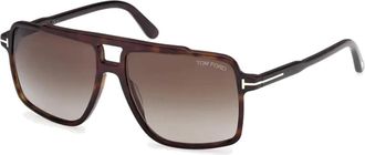 Tom Ford unisex, Accessoires, Brun, Taille: 59 MM Kemp Lunettes de soleil