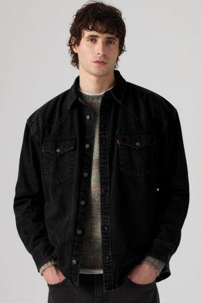 Levi's Denamore Western Overshirt - Homme - Noir / Spades Black Stonewash - 2XL