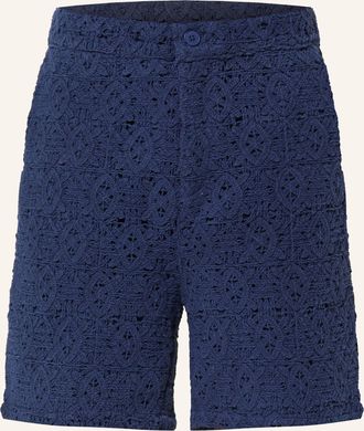 Daily Paper Clothing Daily Paper Häkelshorts Lace Shield blau