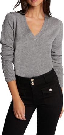 Morgan 242-MGOLD Pull-Over, Gris Moyen, S Femme