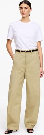 Arket Hose Mit Barrel Leg -Beige