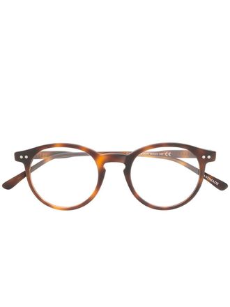 Epos lunettes de vue à monture ronde - Marron
