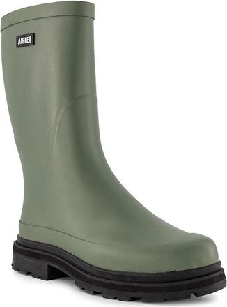 Aigle Herren Gummistiefel grün Gummi