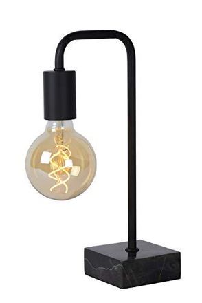 Lucide LORIN - Tischlampe - 1xE27 - Schwarz