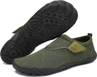 Mishansha Herren Damen Badeschuhe Atmungsaktiv Schnell Trocknend Aquaschuhe Unisex Sommer Wasserschuhe f&uuml;r Outdoor Sports, Gr&uuml;n 38 EU