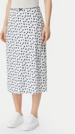 Tommy Jeans Midirock DW0DW20272 Écru Regular Fit