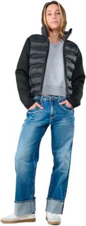 Le Temps Des Cerises Doudoune bi-matière Jinzi noire