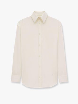 Saint Laurent Certified cotton shirt with Monogram embroidery - SAINT LAURENT - gender_Woman