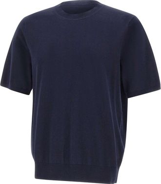 Paul Smith Homme, Pulls, Bleu, Taille: S Pull Brod&eacute; &agrave; Manches Courtes